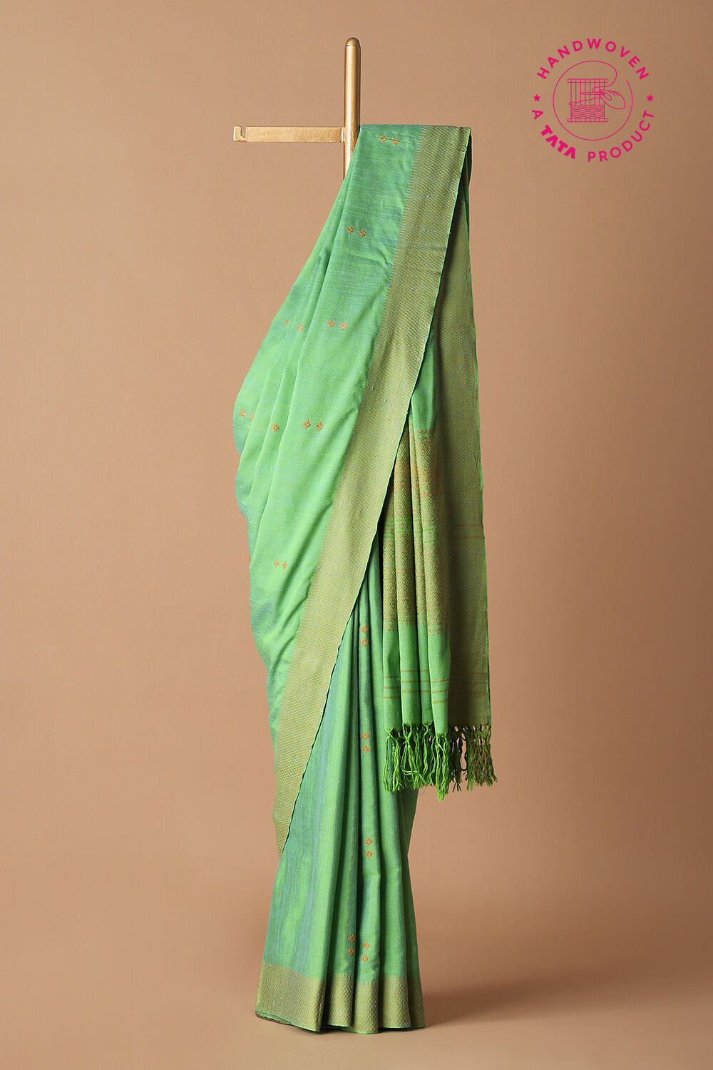 Light Green Modal Eri Assam Saree | Taneira Online Store