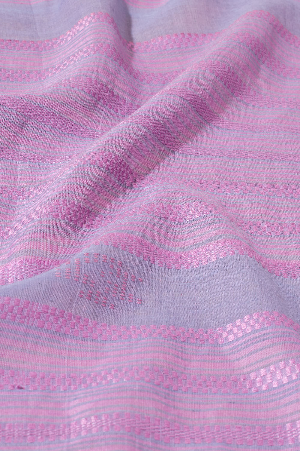 Violet Bengal Pure Cotton Jamdani Saree | Taneira Online Store