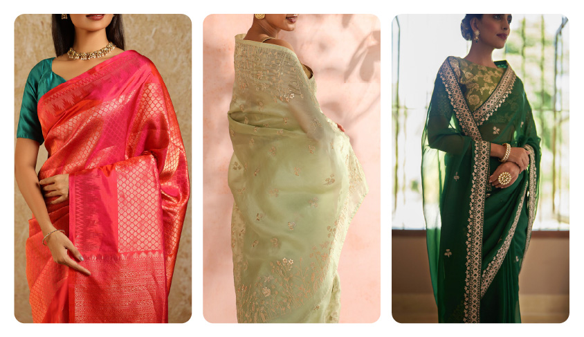 Stunning Reception Saree Ideas for Brides | Taneira