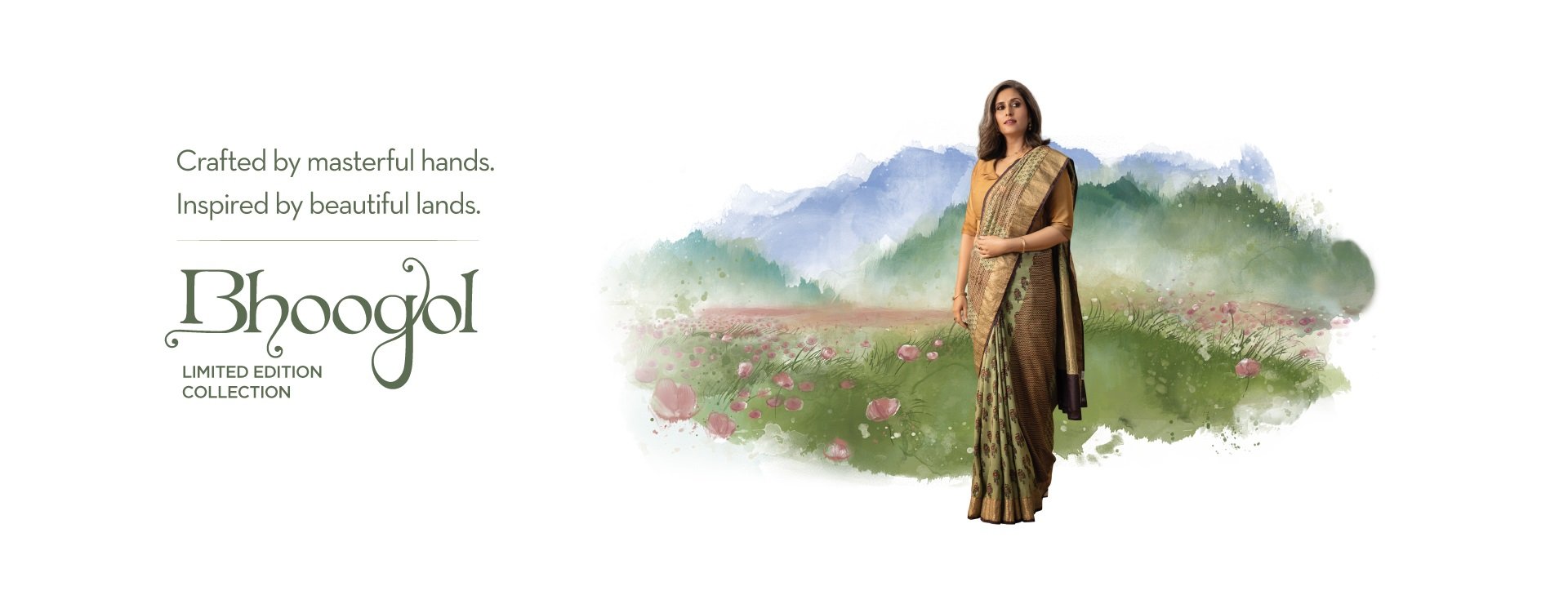 Bhoogol - Handloom & Handicraft Saree Collection | Taneira