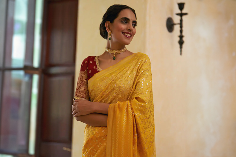 Reception Saree Ideas: Stunning Looks for Your Wedding Reception | Taneira