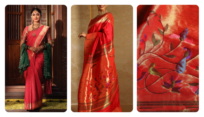 Top 5 Red Bridal Sarees for a Majestic and Timeless Wedding Look | Taneira