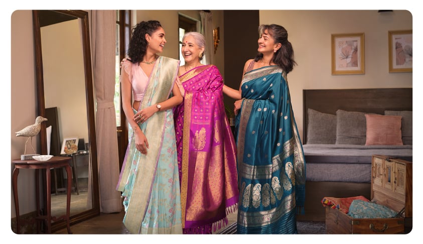 Traditional vs. Contemporary Sarees: Which Style Suits You? | Taneira